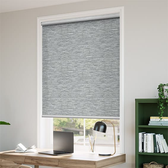 Rullgardin Elektrisk rullgardin Caress Blackout Silver