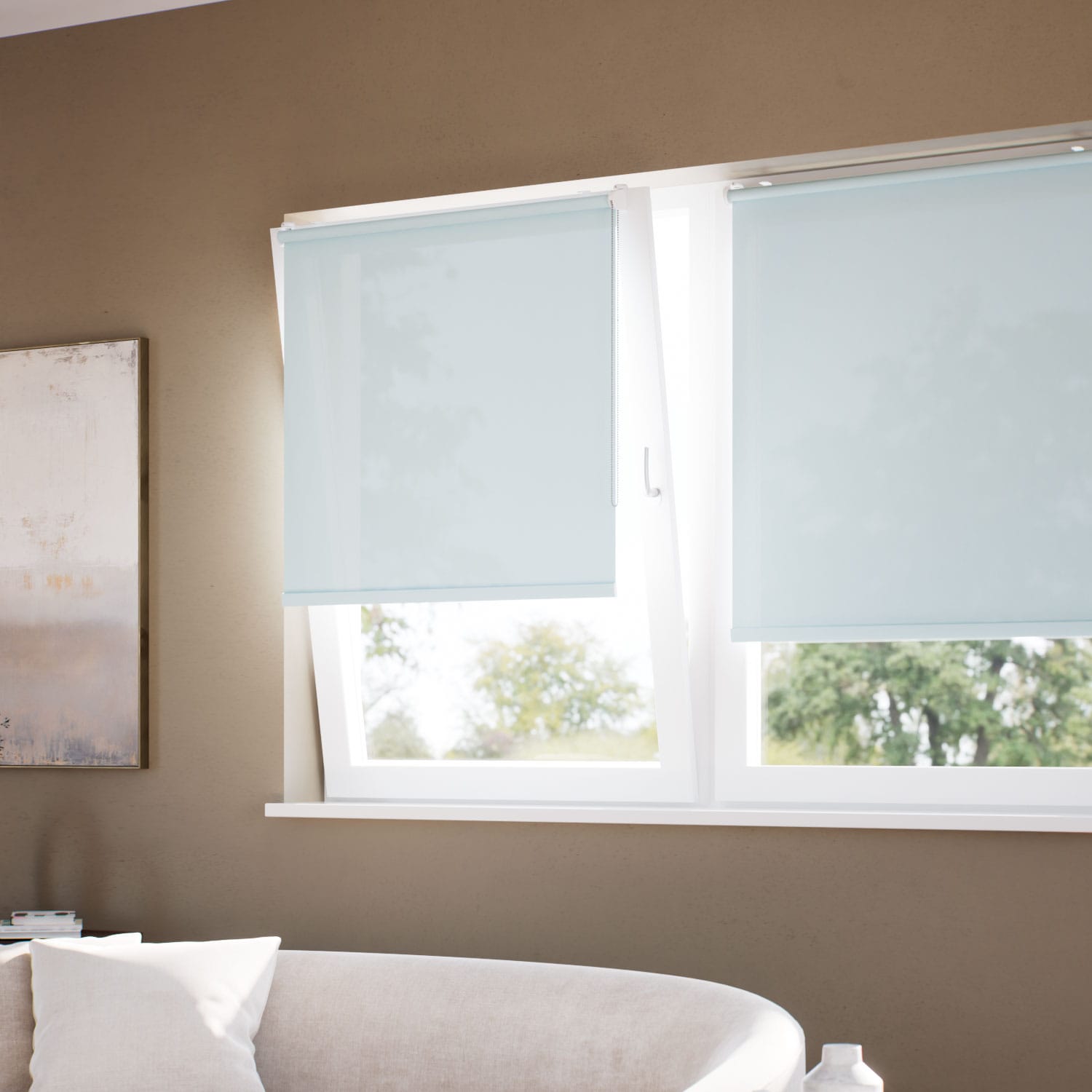 Rullgardin ClampFit Avalon Sky Blue