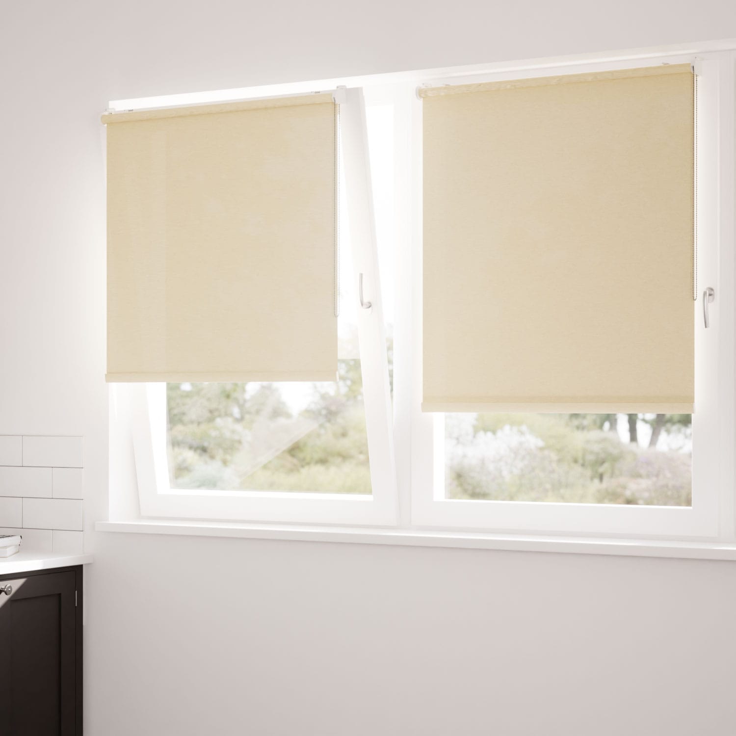 Rullgardin ClampFit Avalon Taupe