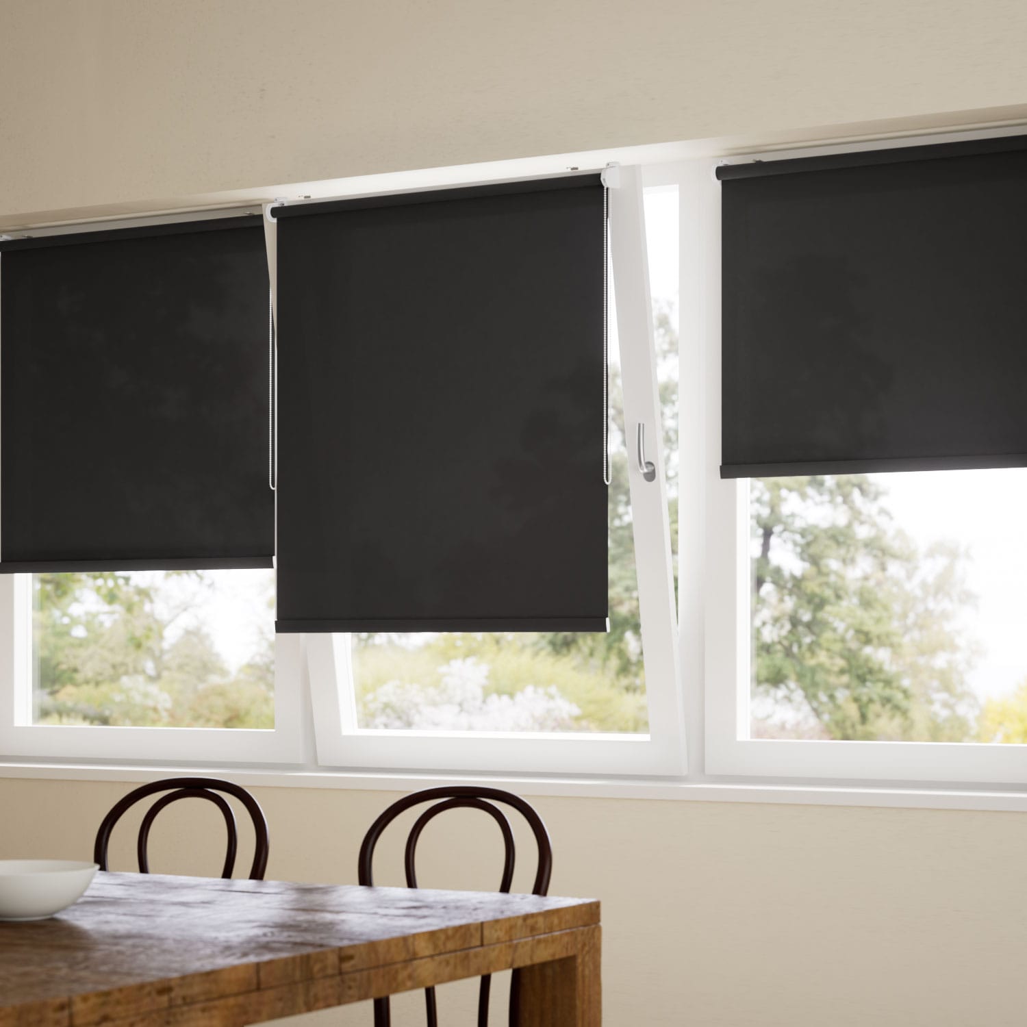 Rullgardin ClampFit Avalon True Black