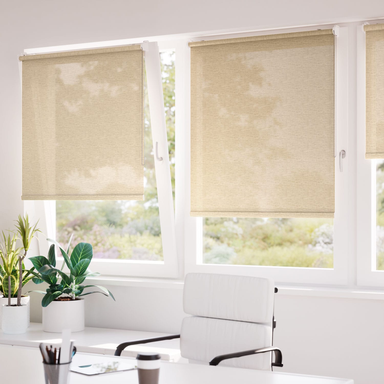 Rullgardin ClampFit Onella Sand