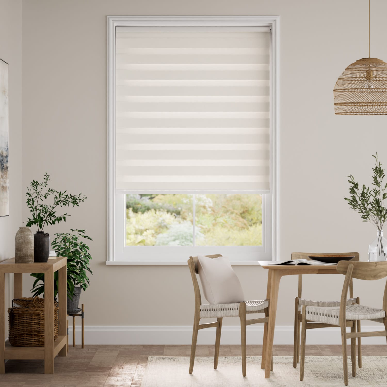 Enjoy Elektrisk Rullgardin Antique White