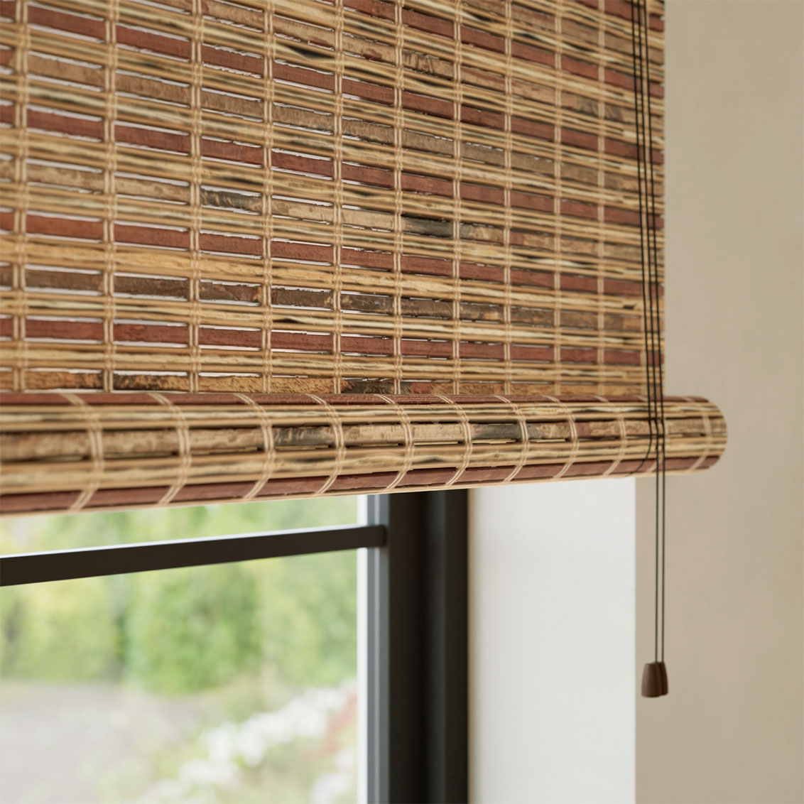 Bambu rullgardin Roll-up Loreto Chestnut