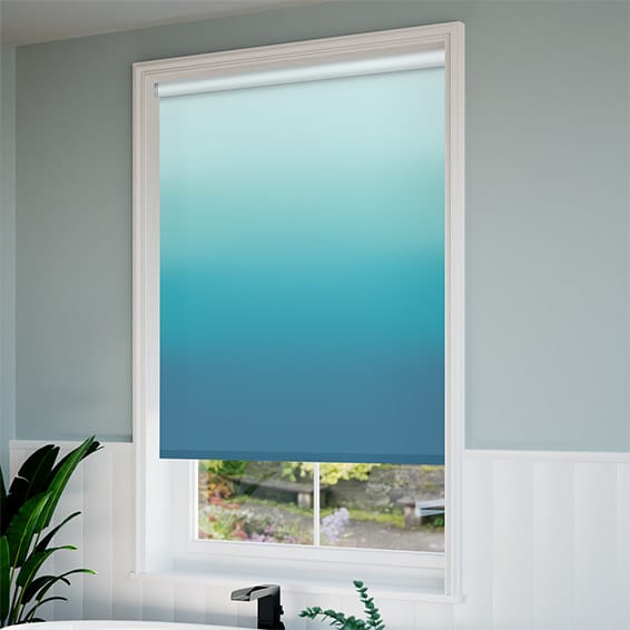 Rullgardin Elektrisk rullgardin Ombre Teal