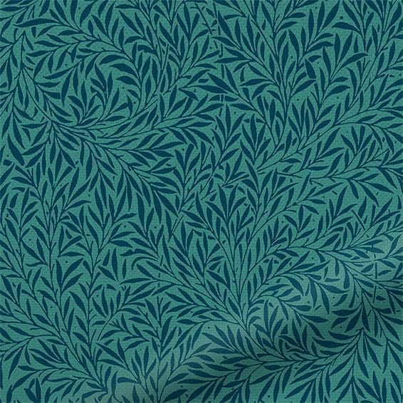 Rullgardin William Morris Willow Jade